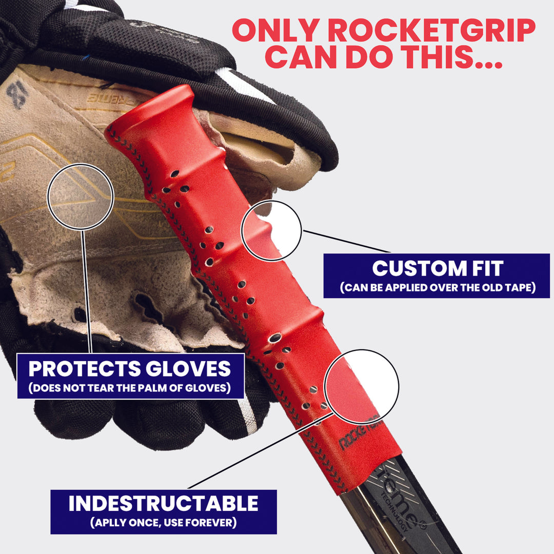 Rubber Hockey Grip Pack (2 grips) | RocketGrip